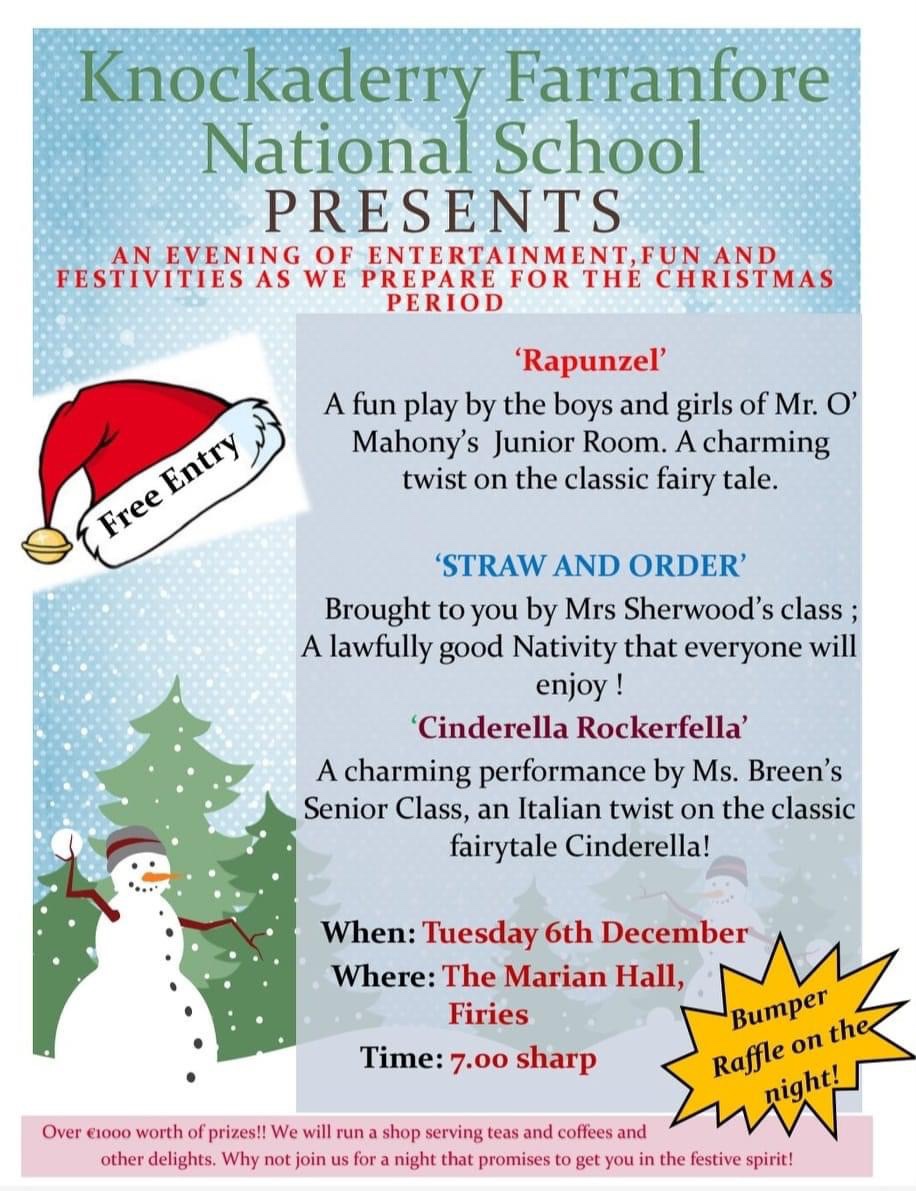 Christmas Plays – Knockaderry Farranfore National School